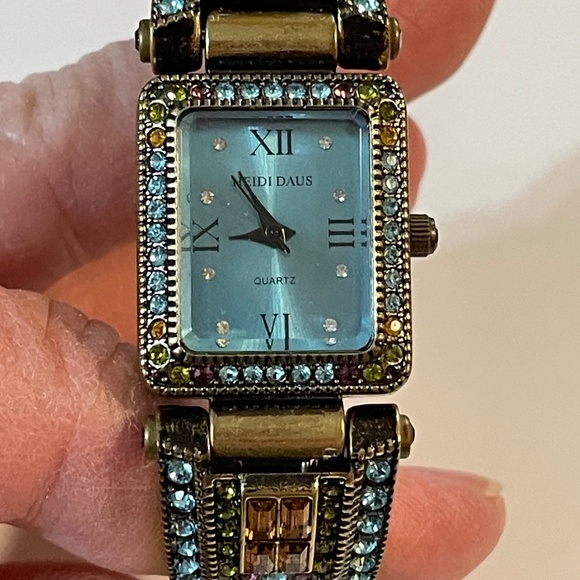 Heidi Daus | Accessories | Heidi Daus Art Deco Watch | Poshmark